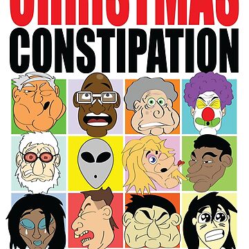 "Christmas constipation" Greeting Card for Sale by LostintheLines ...