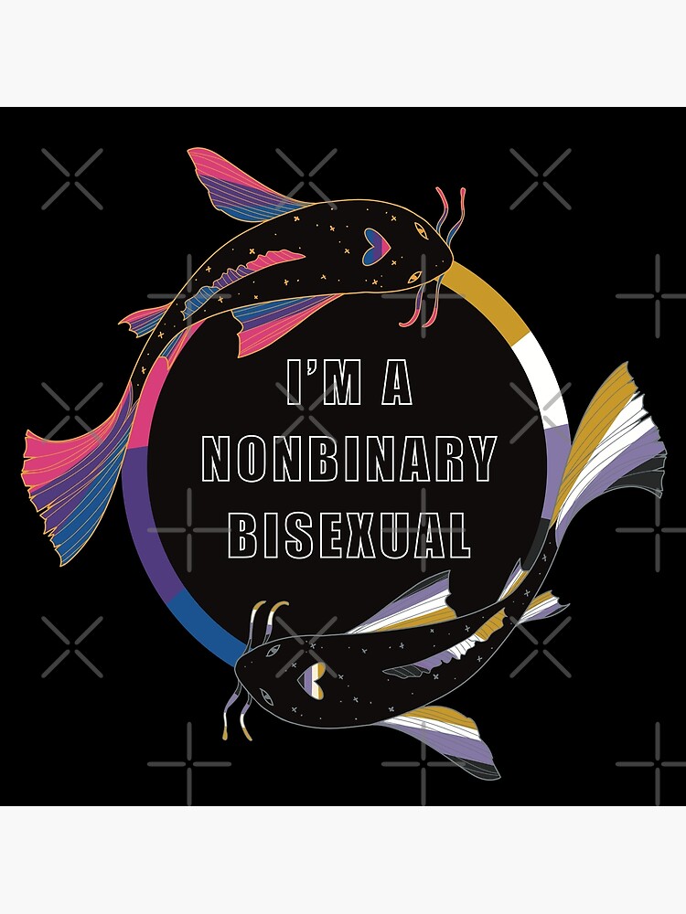 "Nonbinary and Bisexual Koi Fish" Poster for Sale by Yourinnemagick ...