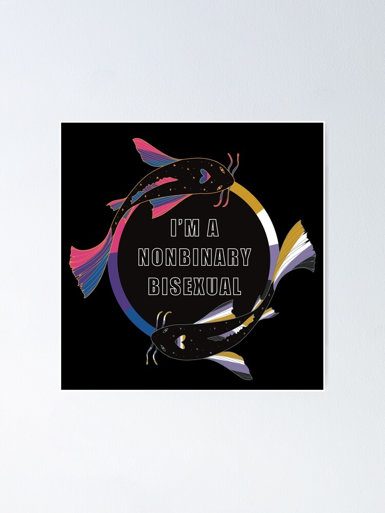 "Nonbinary and Bisexual Koi Fish" Poster for Sale by Yourinnemagick ...