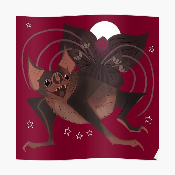 "Familiar - Vampire Bat" Poster by straungewunder | Redbubble