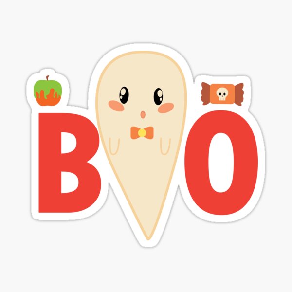 "Halloween - Boo Crew" Sticker for Sale by delively-Dewi | Redbubble