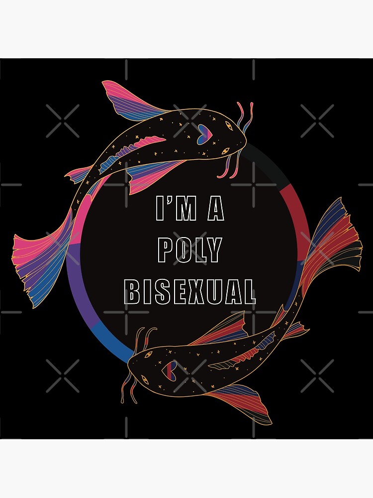 "Polyamorous and Bisexual Koi Fish" Poster for Sale by Yourinnemagick ...