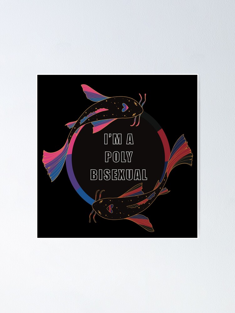 "Polyamorous and Bisexual Koi Fish" Poster for Sale by Yourinnemagick ...
