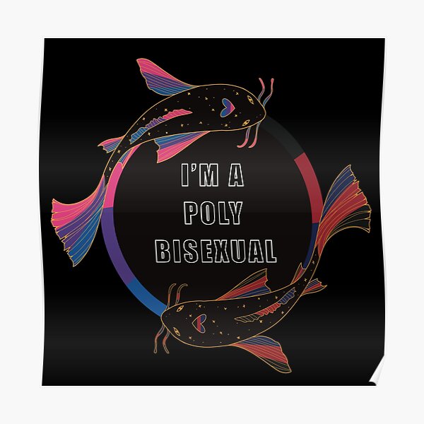"Polyamorous and Bisexual Koi Fish" Poster for Sale by Yourinnemagick ...