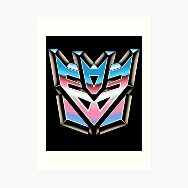 "(TRANS)formers Decepticon " Art Print for Sale by mirandarsho | Redbubble