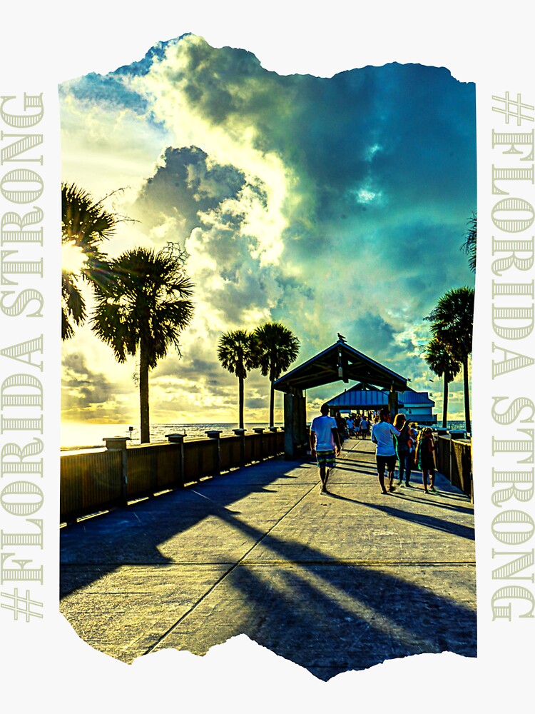 "Florida strong florida support design" Sticker for Sale by reka88 ...