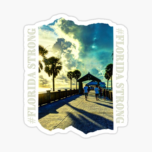 "Florida strong florida support design" Sticker for Sale by reka88 ...