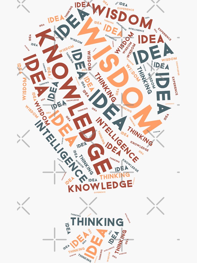 "idea thinking wisdom knowledge intelligence experience - slogan ...