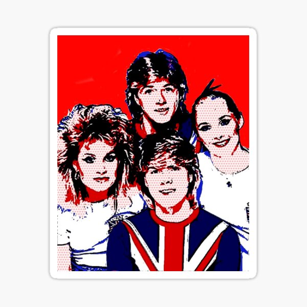 "From The Bucks To The Fizz - Bucks Fizz " Sticker by FashionGoesPop ...