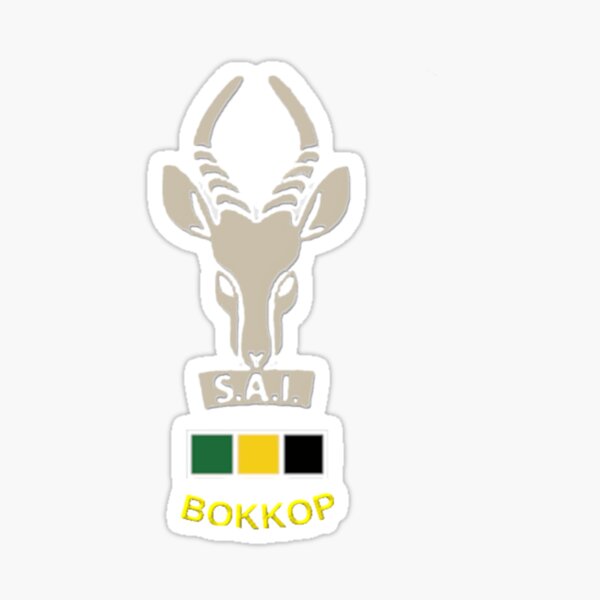 "Bokkop SA Infantry " Sticker for Sale by Hello-Green | Redbubble