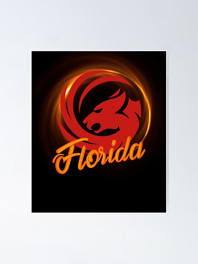 "Florida panther florida support design" Poster for Sale by reka88 ...