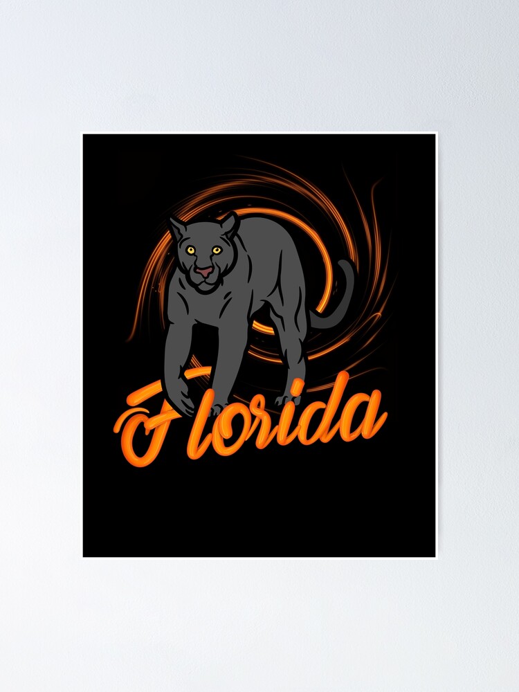 "Florida panther florida support design" Poster for Sale by reka88 ...