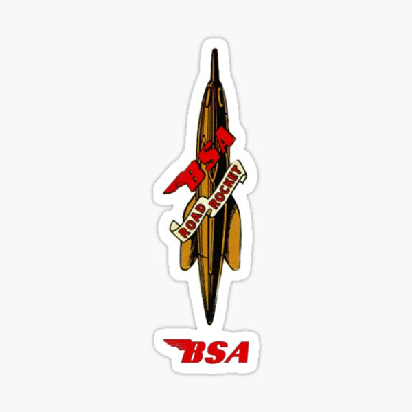 "VINTAGE BSA LOGO DESIGN" Sticker for Sale by cseely | Redbubble