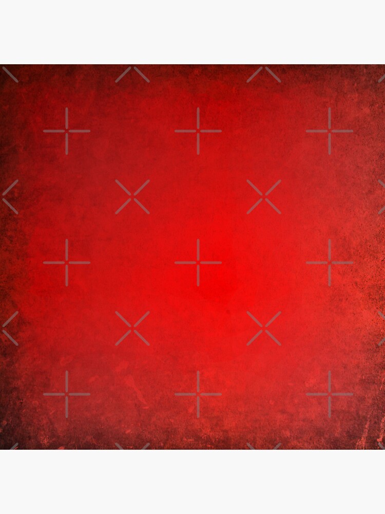 "Red square" Sticker by MeguWegu | Redbubble