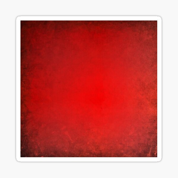"Red square" Sticker by MeguWegu | Redbubble