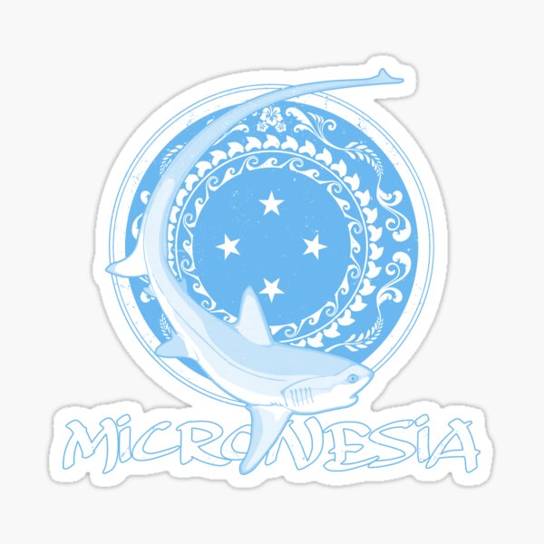 "Thresher Shark Micronesia" Sticker for Sale by NicGrayGraphic | Redbubble