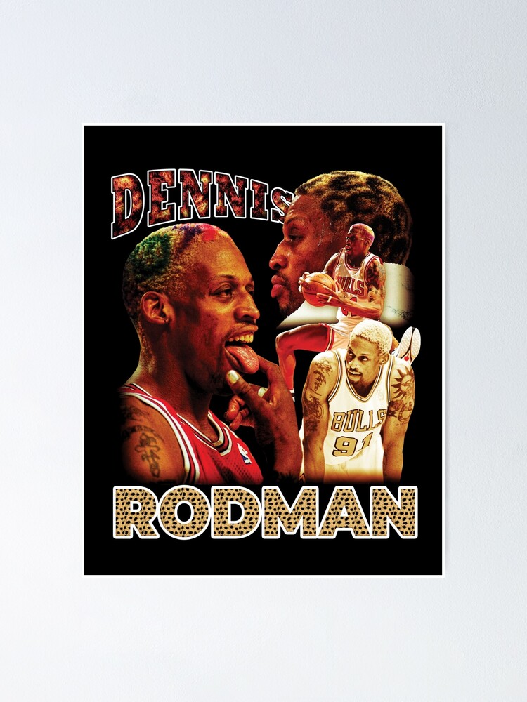 "Dennis Rodman - Bootleg Vintage" Poster for Sale by sg357 | Redbubble