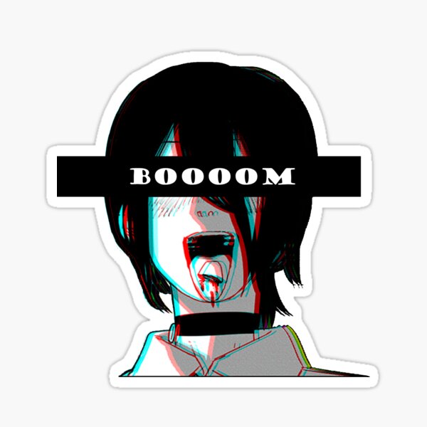 "Chainsaw Man Reze Boom" Sticker for Sale by kulls | Redbubble
