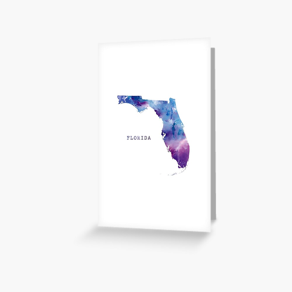 "Florida" Greeting Card for Sale by MonnPrint | Redbubble