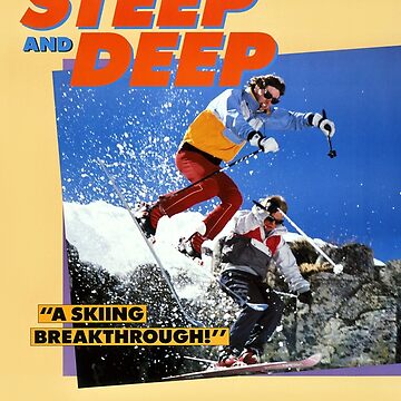 "Steep and Deep - Warren Miller ski poster" Poster for Sale by heymate ...