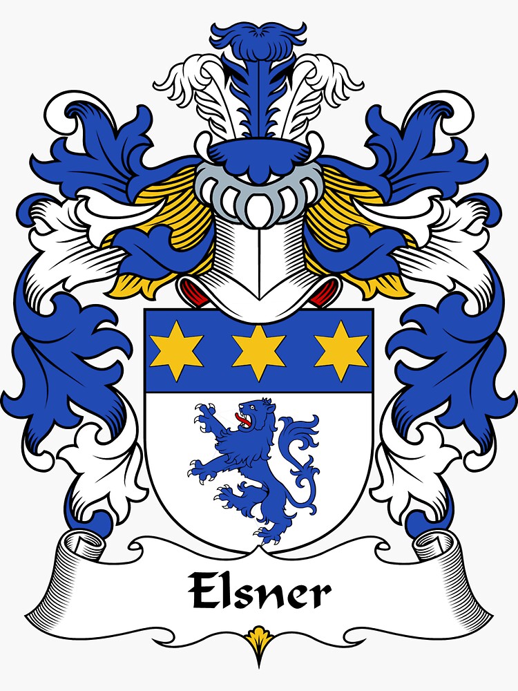 "Elsner" Sticker by HaroldHeraldry | Redbubble