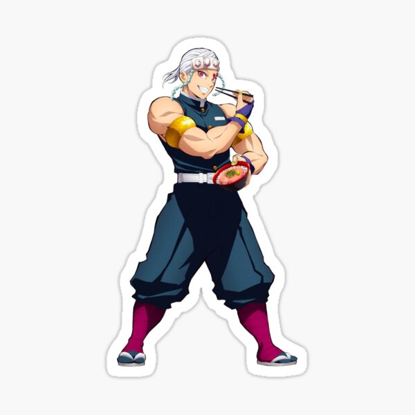 "Uzui Tangen" Sticker for Sale by SatourHM | Redbubble