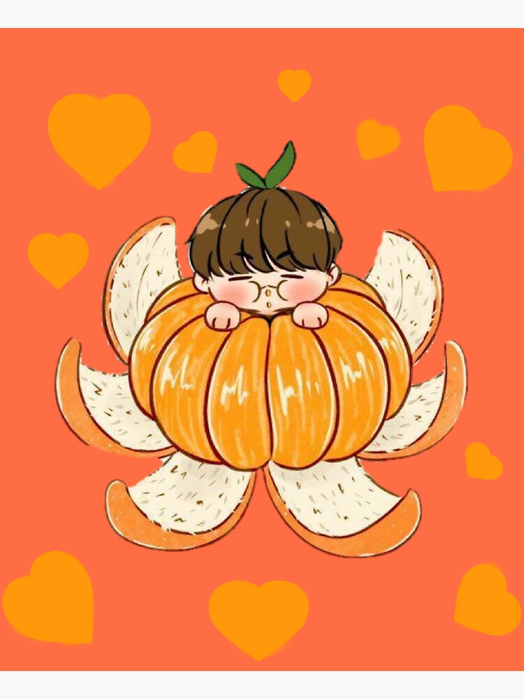 "BTS Suga Orange " Sticker for Sale by BTSILGOB | Redbubble