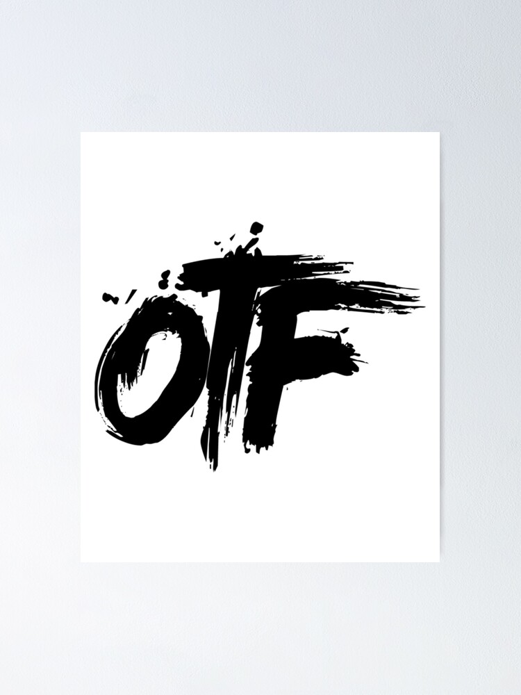 "otf logo" Poster for Sale by zarloul | Redbubble