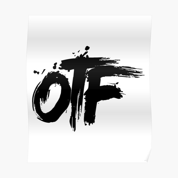 "otf logo" Poster for Sale by zarloul | Redbubble