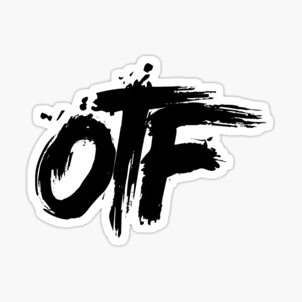 "otf logo" Sticker for Sale by zarloul | Redbubble