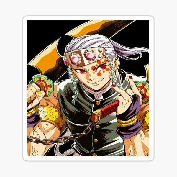 "Uzui Tangen" Sticker for Sale by SatourHM | Redbubble