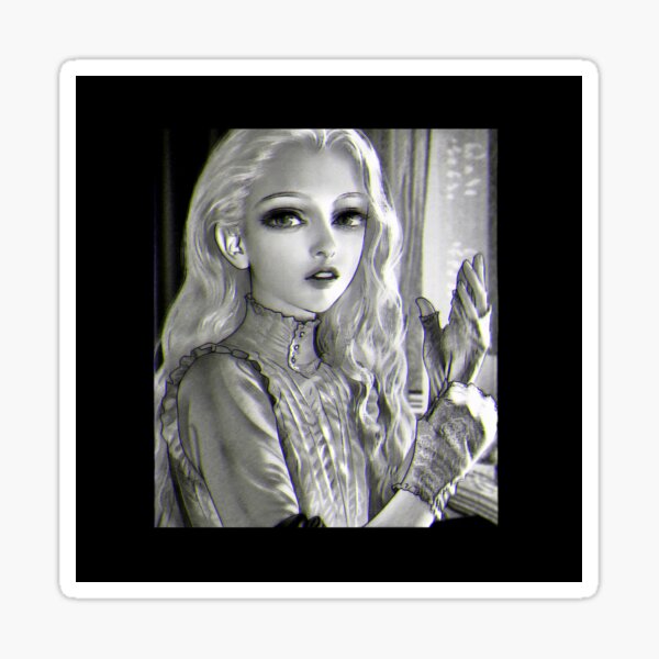 "Aisha Manhua Art Design" Sticker for Sale by hazyweather | Redbubble