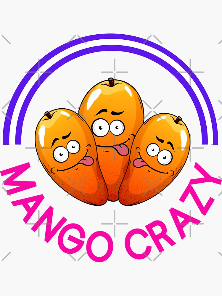 "Mango crazy menu" Sticker for Sale by CorneliusDesign | Redbubble
