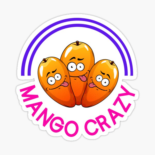 "Mango crazy menu" Sticker for Sale by CorneliusDesign | Redbubble