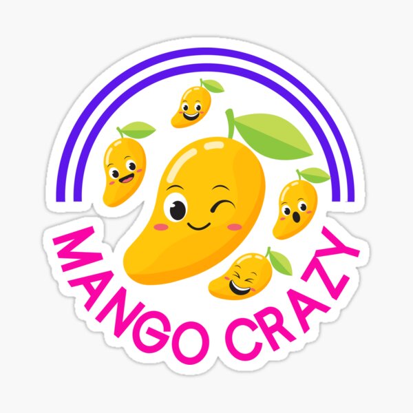 "Mango crazy menu" Sticker for Sale by CorneliusDesign | Redbubble