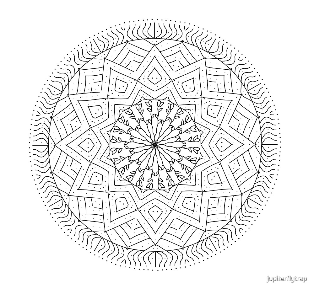 "Basic Mandala Design" by jupiterflytrap | Redbubble