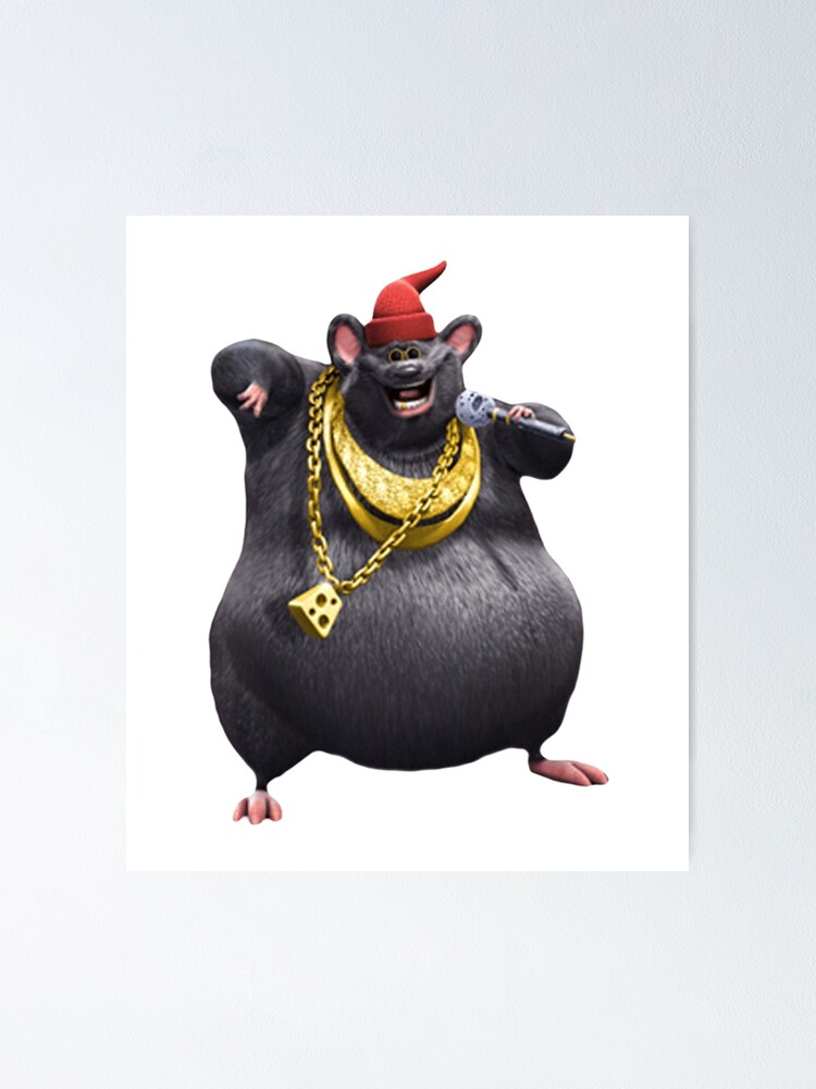 "Biggie Cheese Meme" Poster for Sale by jamcaYT | Redbubble