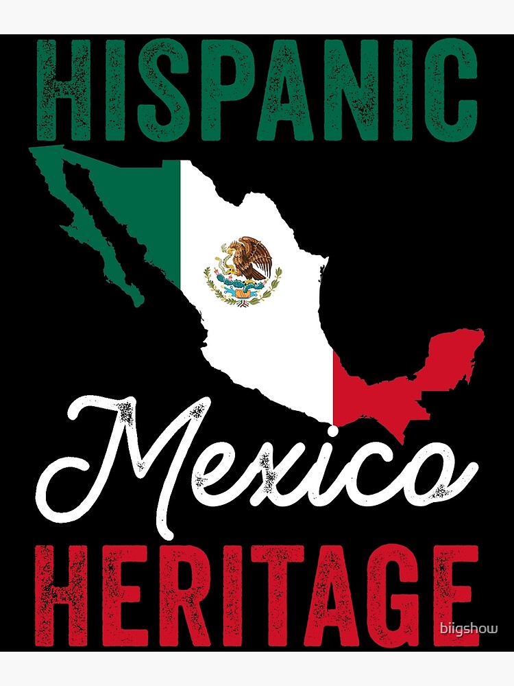 Póster «Bandera de México Mes de la Herencia Hispana Gran Regalo del ...