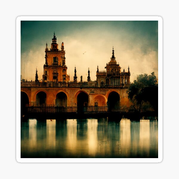 "Seville,Spain" Sticker for Sale by dicerxiang | Redbubble
