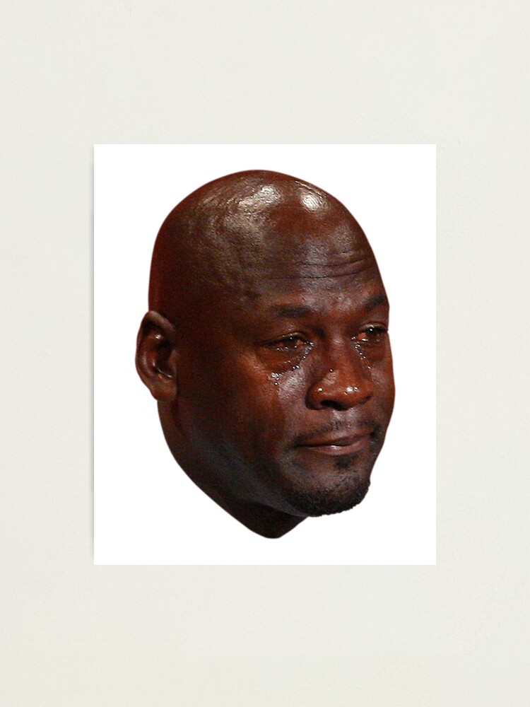 "Michael Jordan Crying Face meme" Photographic Print for Sale by ...