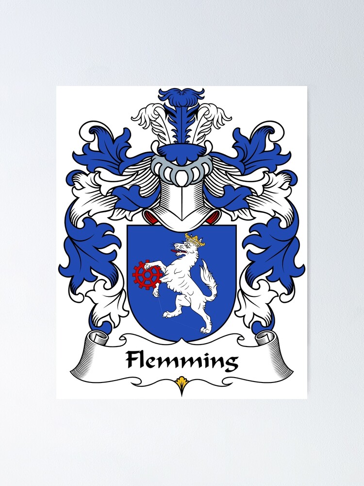 "Flemming" Poster by HaroldHeraldry | Redbubble