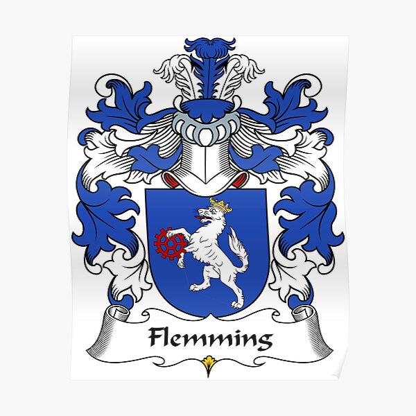 "Flemming" Poster by HaroldHeraldry | Redbubble