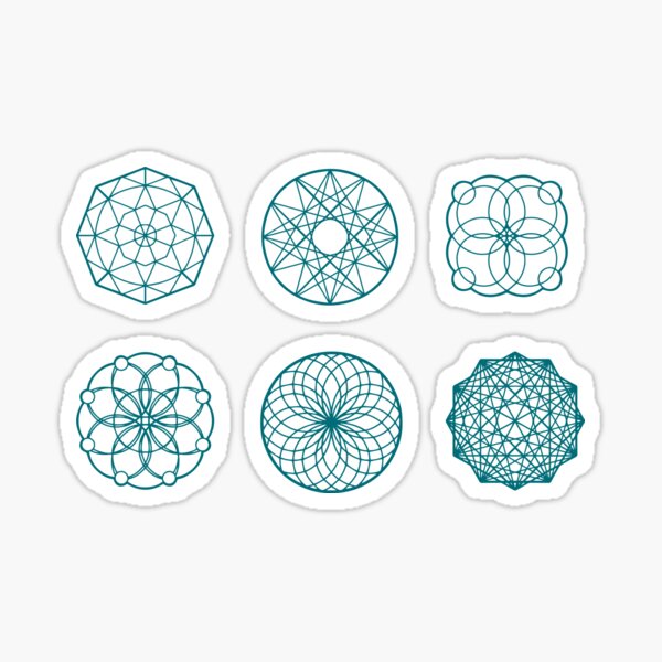 "sacred geometry premium sticker pack v2" Sticker for Sale by ...