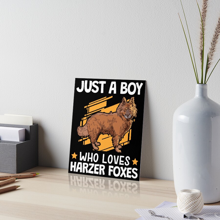 "Young of the Harzer foxes loves shepherd fox" Art Board Print for Sale ...