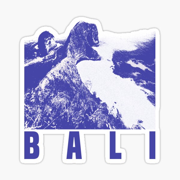 "View of the island of Nusa Penida in Bali" Sticker for Sale by ...