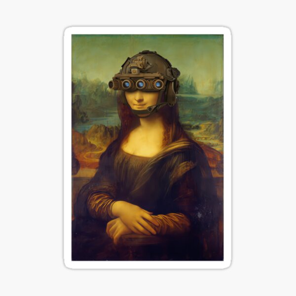 "Mona Lisa GPNVG Tactical Devgru sticker " Sticker for Sale by ...