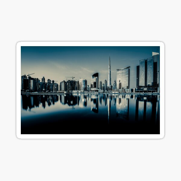 "Dubai Modern Skyline" Sticker for Sale by DavidGabisPhoto | Redbubble