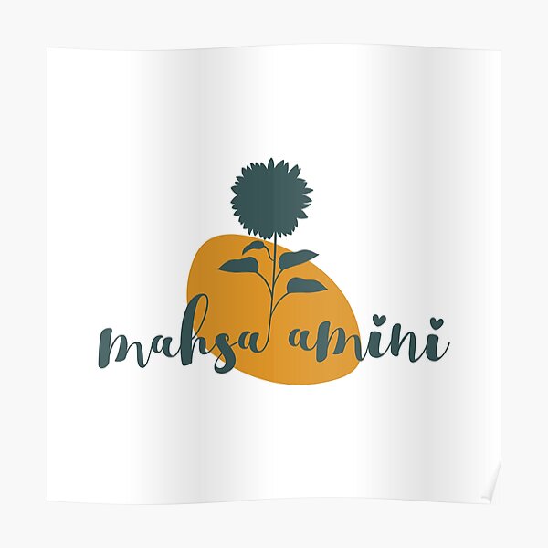 "Mahsa Amini" Poster for Sale by turquoisethings | Redbubble