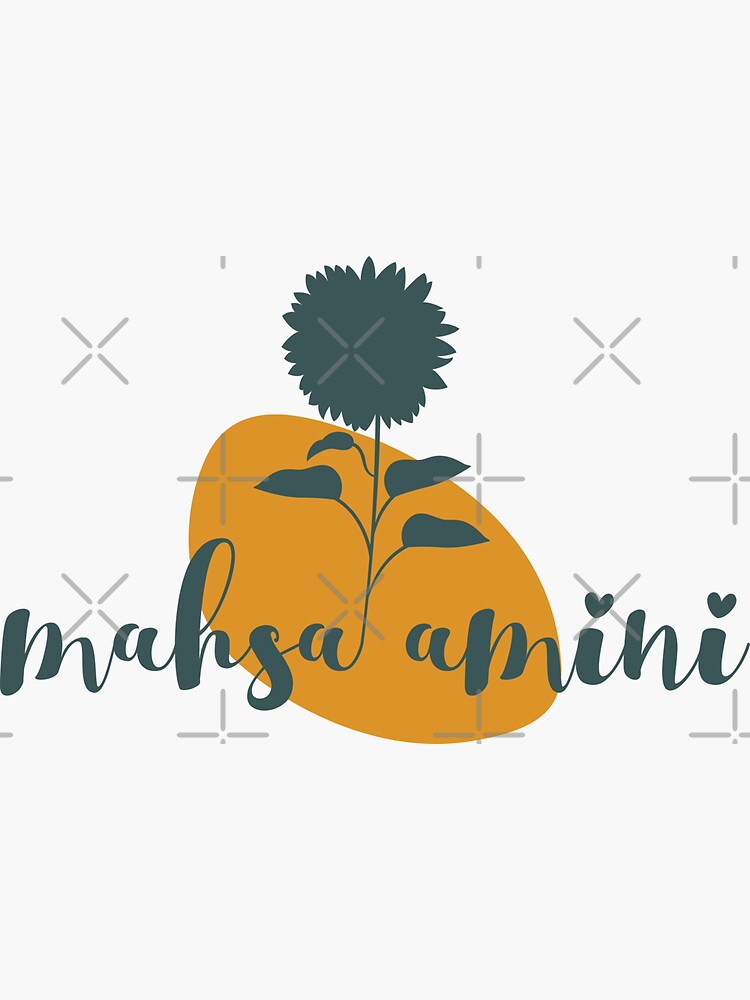 "Mahsa Amini" Sticker for Sale by turquoisethings | Redbubble