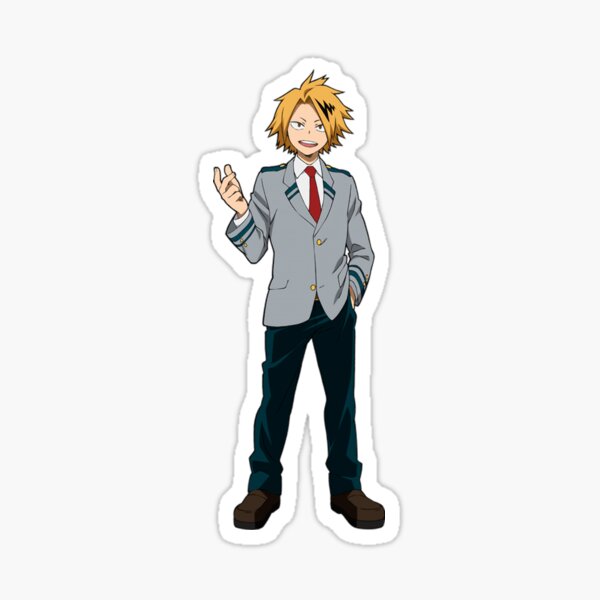 "Denki Kaminari MHA" Sticker for Sale by kevinzz | Redbubble